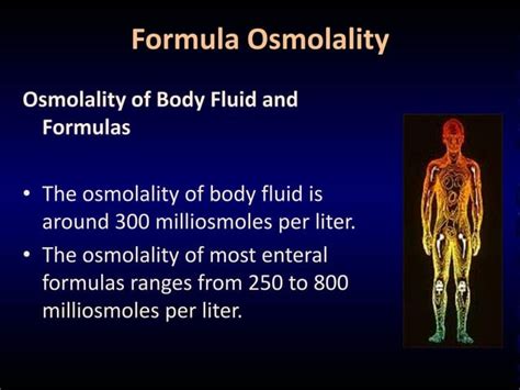 Formula Osmolality And Nutritional Needs Pdf Digestive Disorders