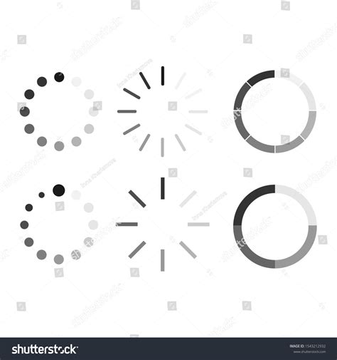 Load Icon Vector Set Icon Buffer Stock Vector Royalty Free Shutterstock