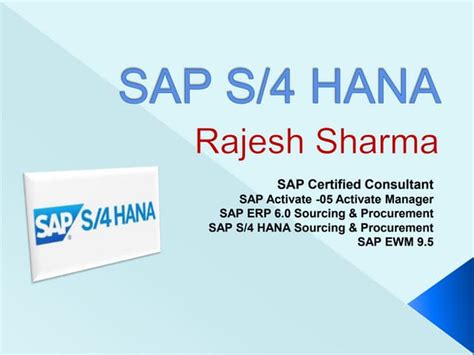 Sap S4 Hana Ml Pptx