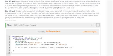 Solved Program Specifications Write A Fancycar Class To