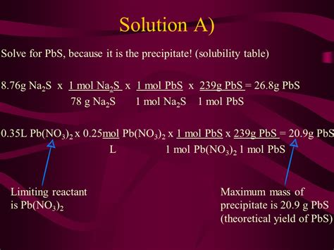 Solving Solution Stoichiometry Power Point Grade 11 Chemistry Power