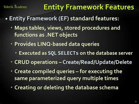 Ppt Mastering Adonet Entity Framework Working With Data In Aspnet