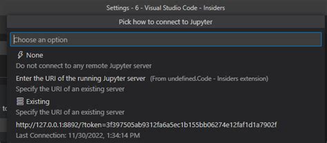 Specifiy Jupyter Server For Connections Quick Pick Has Redundant Entry Issue