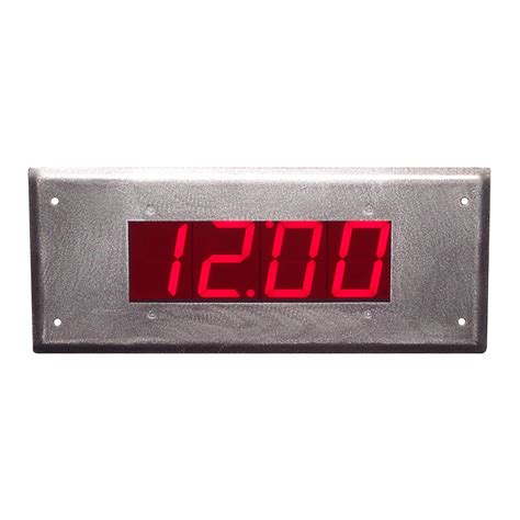 DC 25N POE Flush Stainless Cleanroom Operating Room NTP Network POE Powered Digital LED