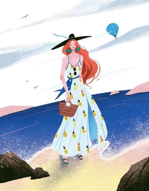 Xin Wei Magazine Illustration Art Beauty Images Anime Drawings