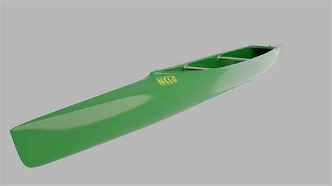 Sprint Canoe Nelo C2 Cinco 3d Model Cgtrader