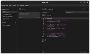 Masscode A Free And Open Source Code Snippet Manager