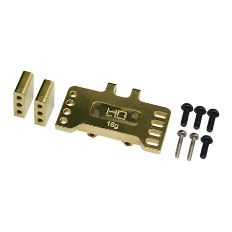 Hot Racing Brass Servo Mount Reefs Emax And Savox 1 24 Axial Scx24 And Ax24 Horizon Hobby