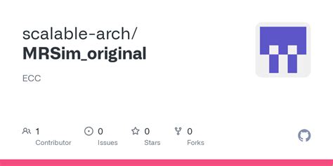 Github Scalable Archmrsimoriginal Ecc