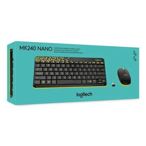 Logitech MK Nano Wireless USB Keyboard And Mouse Set At Rs Logitech Computer Keyboard