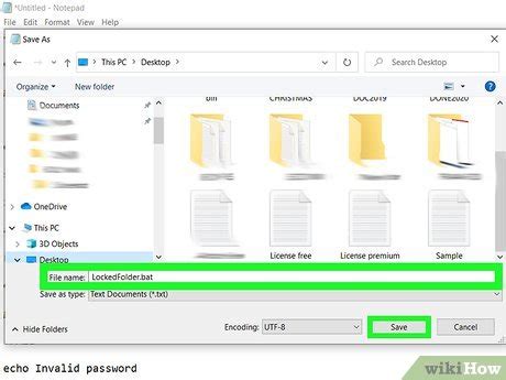 How To Lock A Folder Using A Batch File With Pictures WikiHow