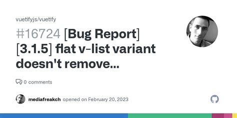 Bug Report 315 Flat V List Variant Doesnt Remove Background Color Of Active Item · Issue