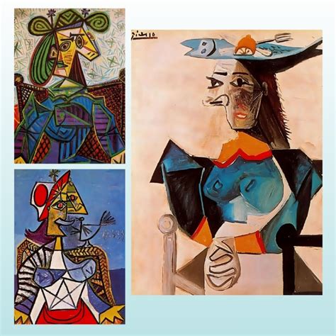 Seated Woman By Pablo Picasso Printed On Canvas • Canvaspaintart