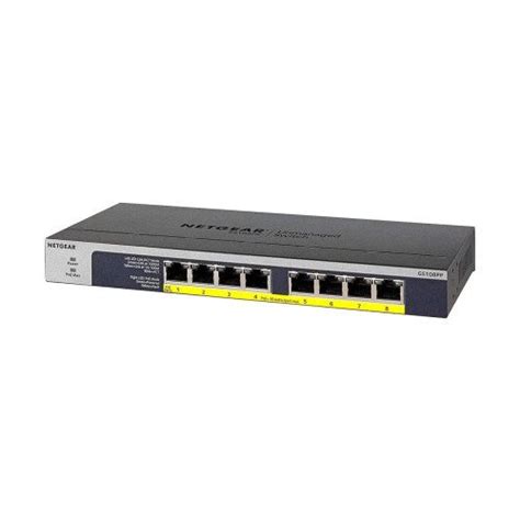 Netgear Gs108pp 8 4 Poe Port Pro Safe Gigabit Poe Unmanaged Desktop