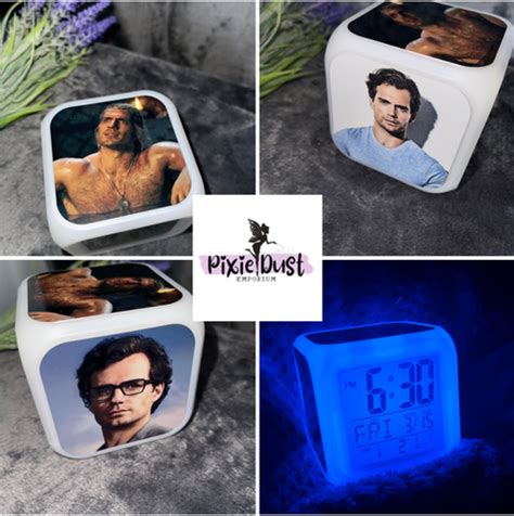 Henry Cavill Digital Cube Clock Pixie Dust Emporium Henry Cavill Digital Cube Clock Pixie Dust Emporium