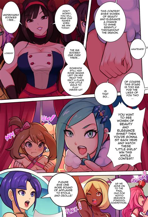 Rule 34 8girls Big Breasts Black Hair Blue Eyes Blue Hair Blush Brown