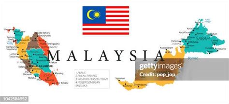 Map Of Malaysia Photos And Premium High Res Pictures Getty Images
