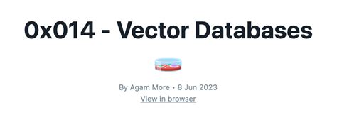Vector Database Feat Pinecone