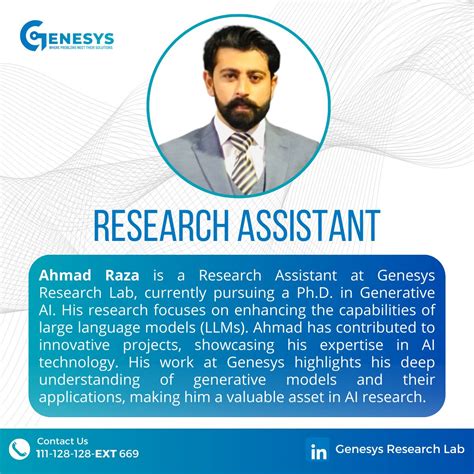 Genesys Lab Welcomes Ahmad Phd Candidate Genesys Research Lab