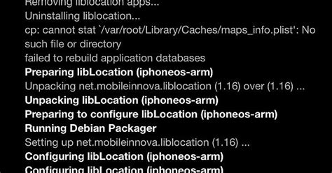 error while reinstalling liblocation album on imgur