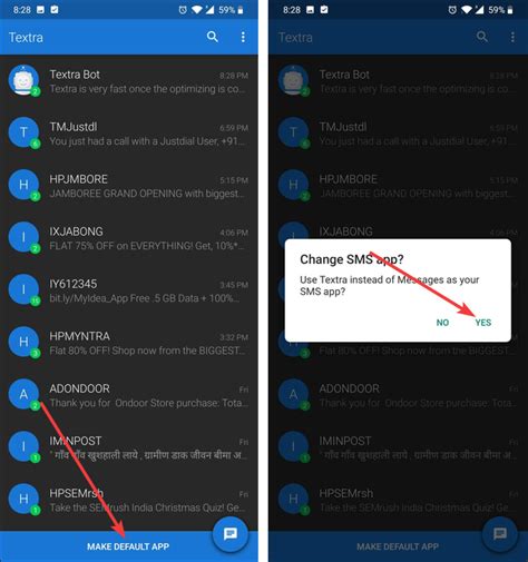 How To Set Your Default Texting App On Android Systempeaker