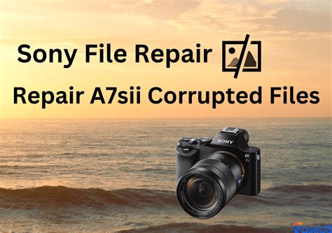 Repair A7sii Corrupted Files Now With Ease