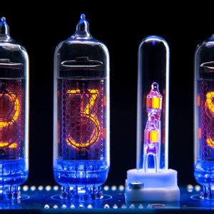 Nixie Tubes Clock IN Arduino Shield GPS Temp Sensor Remote With Sockets For Babefriend