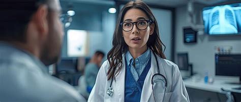 Premium Photo Biomedical Engineer Evaluates Innovative Health Record