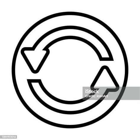 Synchronisation Icon From User Interface Collection Thin Linear Synchronisation Computer