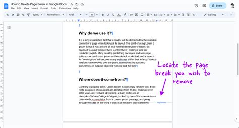 How To Delete Page Break In Google Docs 6 Easy Steps