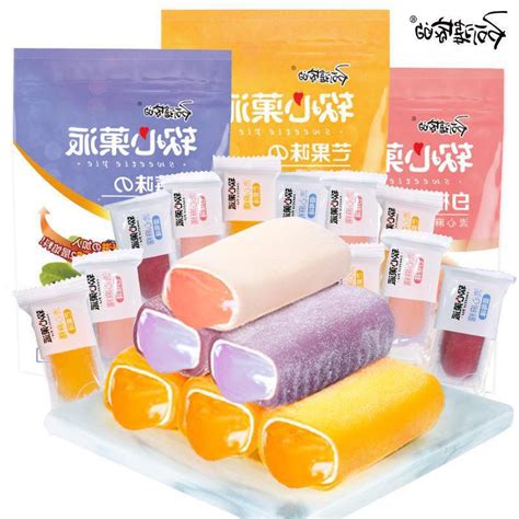 Halal Viral Snack Sweet Fruit Mochi Snacks 80g 1 Pack Fruit Mochi
