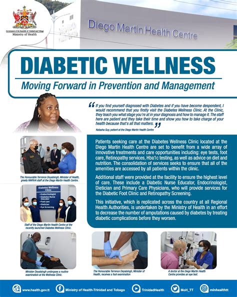 Diabetic Wellness Wellness Clinic At The Diego Martin Health Centre