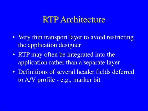 Ppt Rtp Rtcp Powerpoint Presentation Free Download Id 4806533