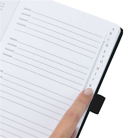 Purple Password Book And Pen Evelay