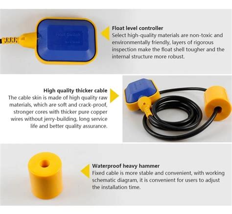 Kaidi Kd Cable Float Level Switch Cable Length 10m Kaidi
