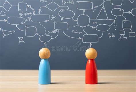 Two People Engaged In Negotiation And Planning Stock Image Image Of Cooperation Negotiation
