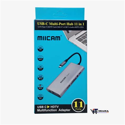 USB C MULTI PORT HUB 8 IN 1 MIICAM Adapter IHAHA Technologies Online Shopping For Electronic
