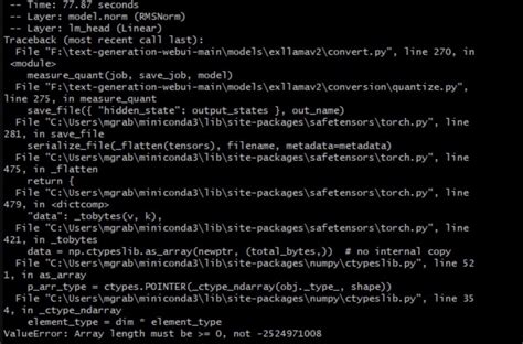 Issue With Making An Exl2 Quant Rlocalllama