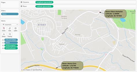 Tableau Spatial Functions