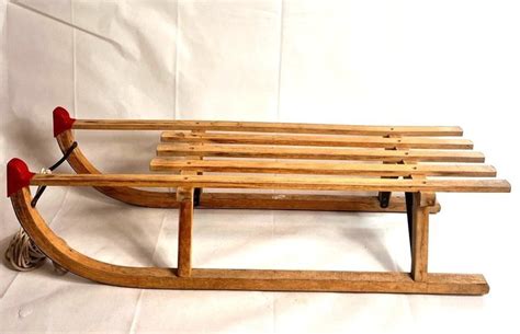 A Wooden Sled Catawiki