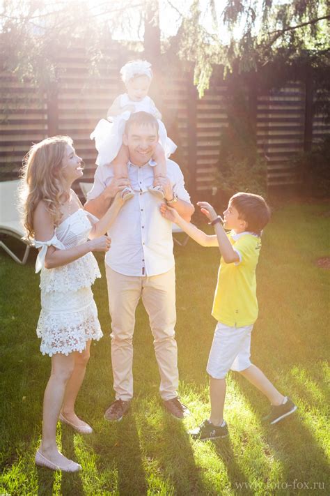 Семейная фотосессия на природе
