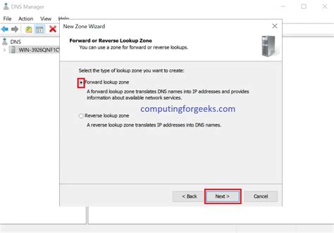 How To Add Dns Forward Lookup Zone In Windows Server 2019 Computingforgeeks
