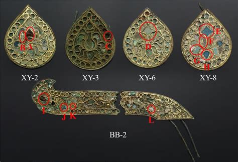 Ornaments Of The Sui Tang Crown Excavated From Kunlun M2 Xian