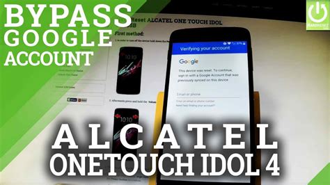 Bypass Google Account ALCATEL ONE TOUCH IDOL Skip Google Verification YouTube