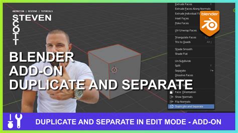 Blender Duplicate And Separate Add On