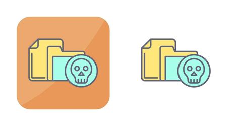 Infected File Vector Icon 29909880 Vector Art At Vecteezy