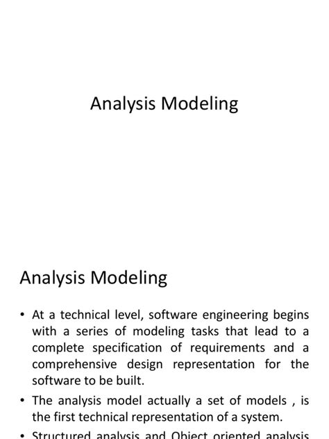 Analysis Modeling Pdf Conceptual Model Data Model