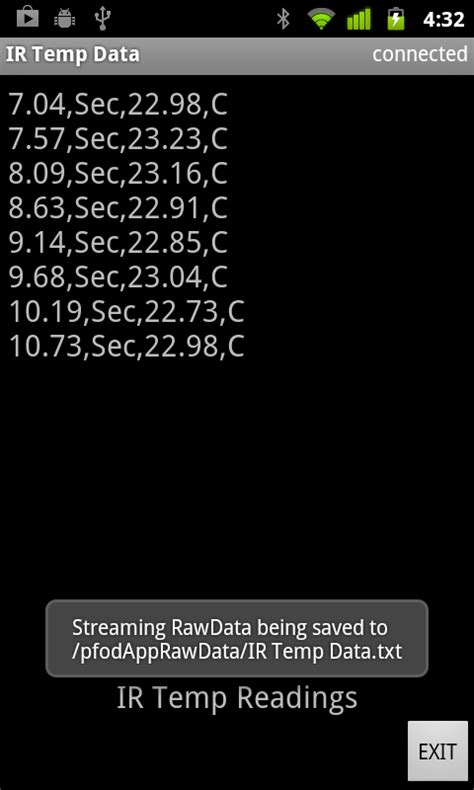 PfodApp Controlled IR Temperature Meter Android Arduino Based InfarRed