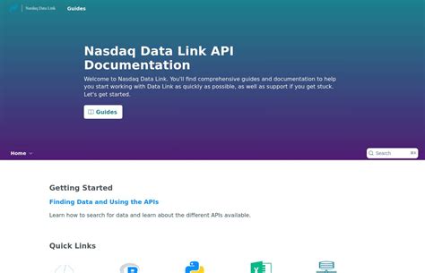 Nasdaq Data Link Api Apislist