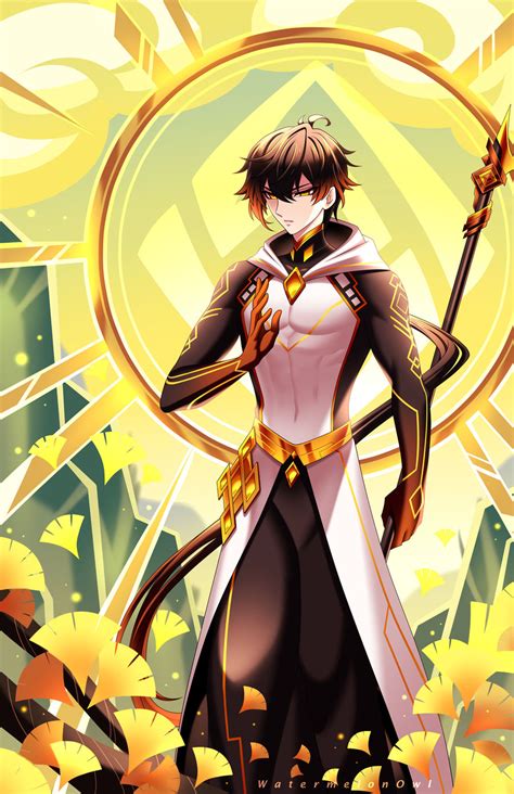 Genshin Impact Geo Archon Zhongli By Watermelonowl On Deviantart